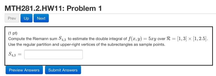 Solved Compute the Riemann sum S_4, 3 to estimate the double | Chegg.com