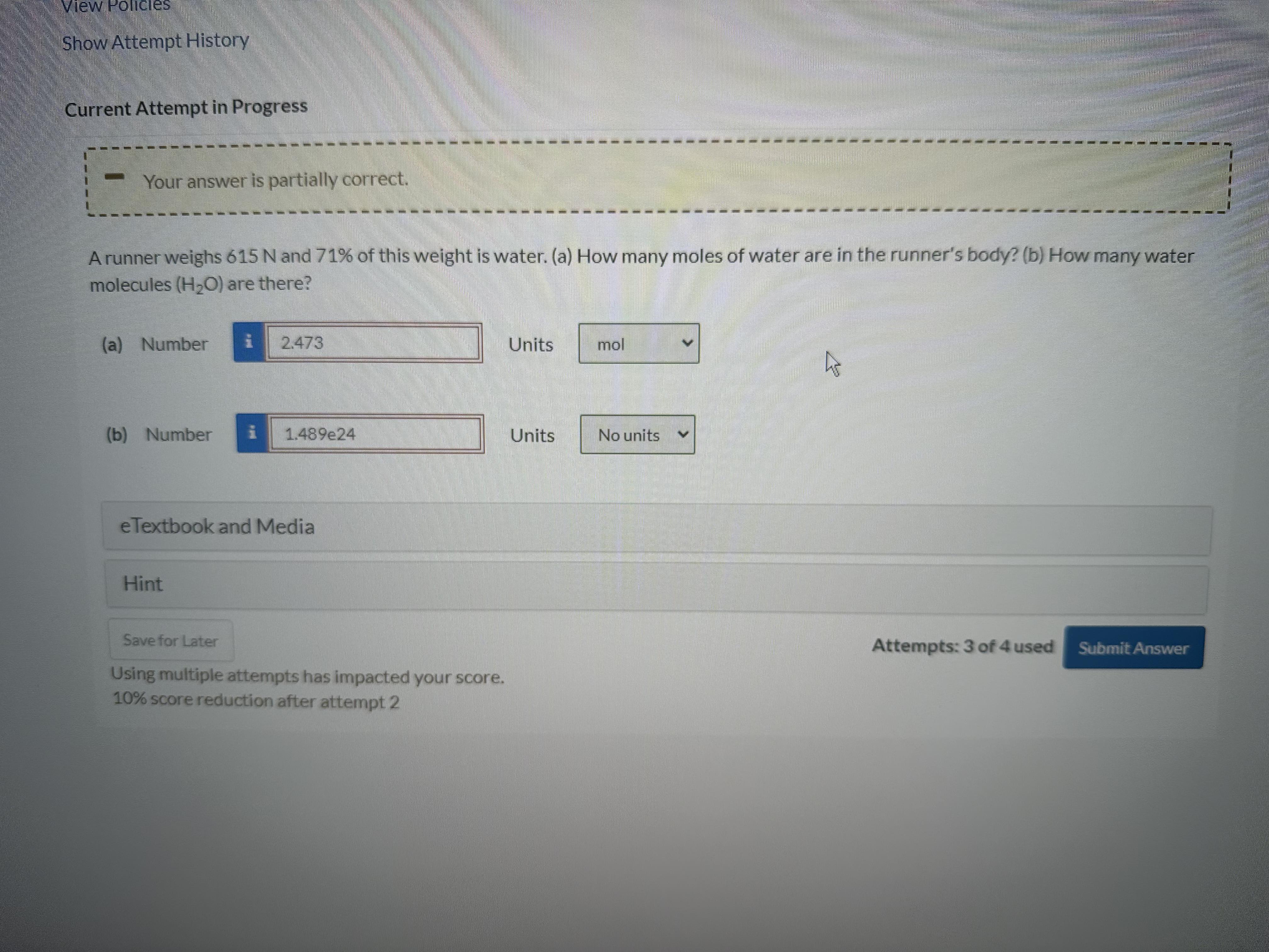 Solved Show Attempt History Current Attempt in Progress - | Chegg.com