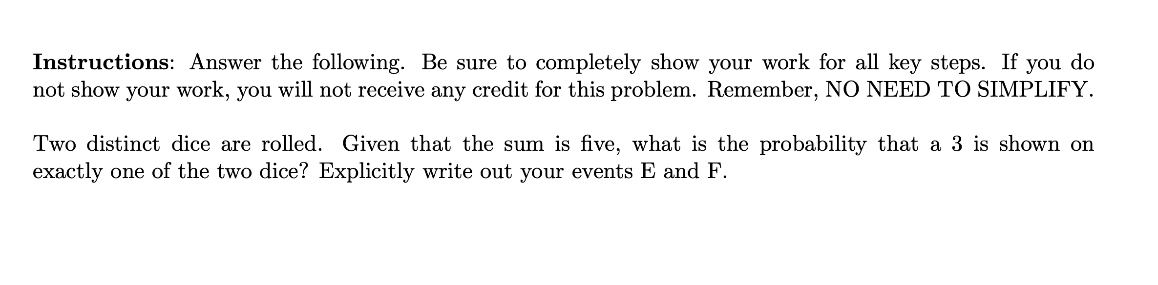 Solved Instructions: Answer the following. Be sure to | Chegg.com