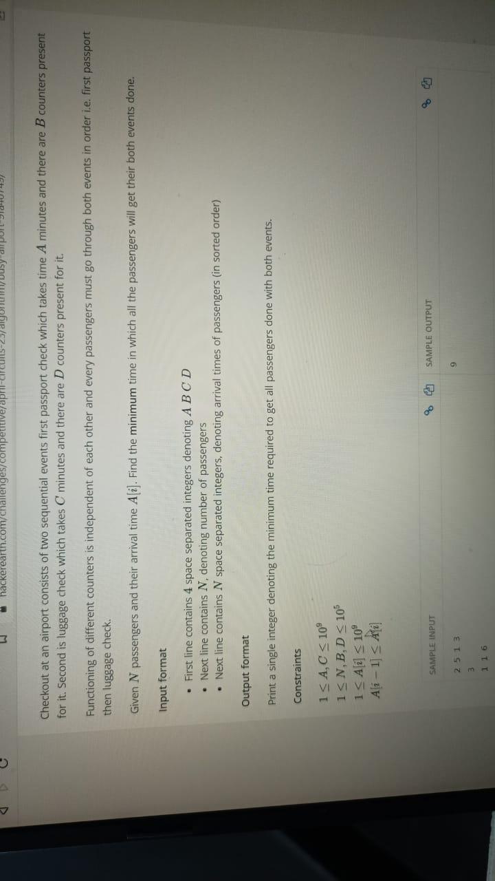 Solved Checkout at an airport consists of two sequential | Chegg.com