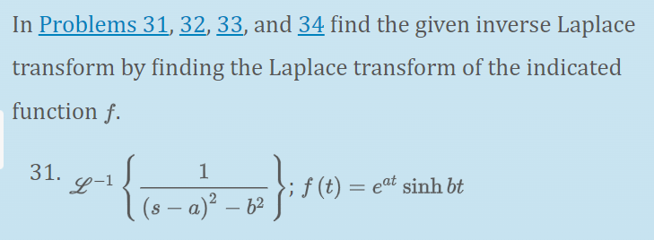 Solved In Problems 31,32,33, and 34 find the given inverse | Chegg.com