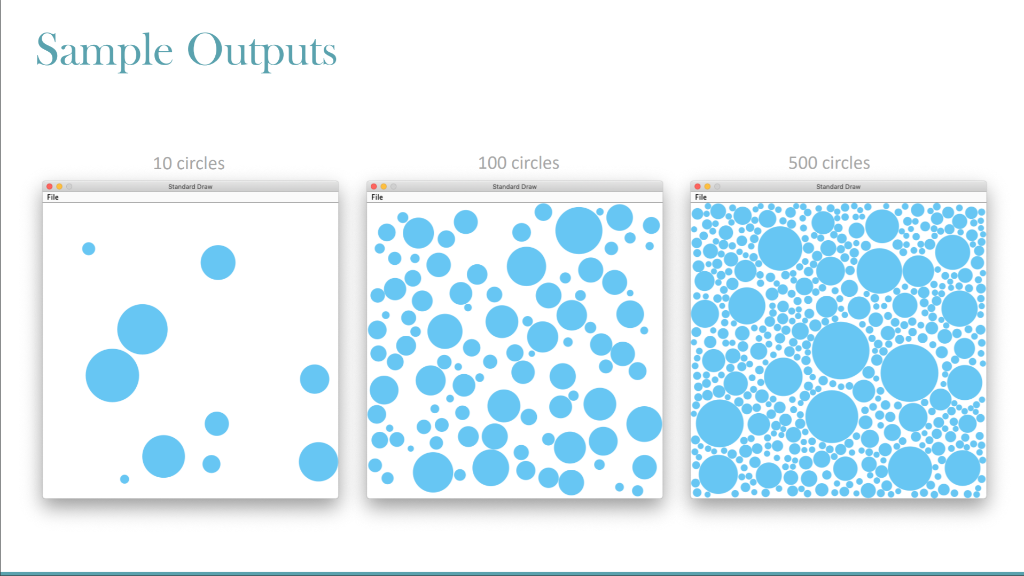 Solved Standard Non-overlapping Circles . • Task: Generate N | Chegg.com