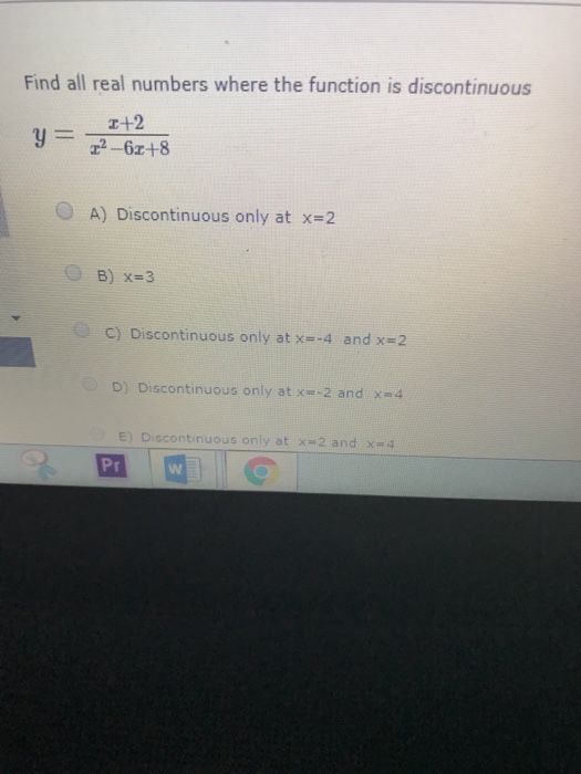 Solved Provide an appropriate response. If f continuous at | Chegg.com
