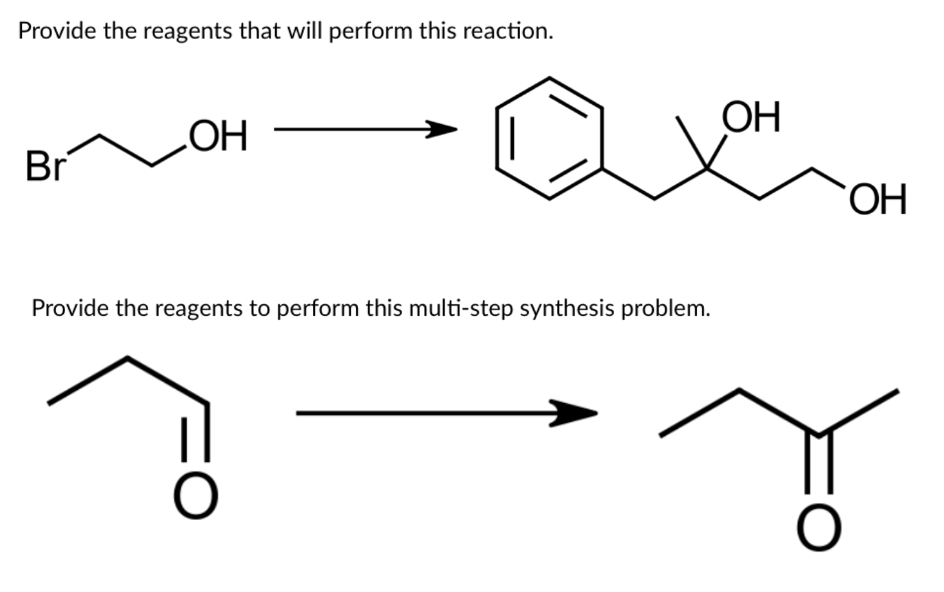 Solved Provide the reagents that will perform this reaction. | Chegg.com