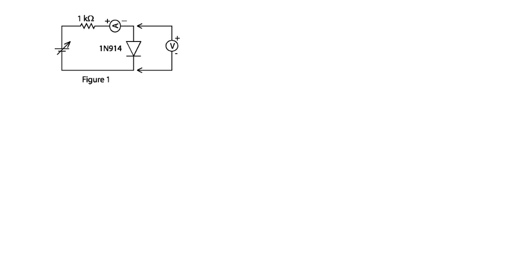 Solved 1. Is the diode in figure 1 in the forward or reverse | Chegg.com