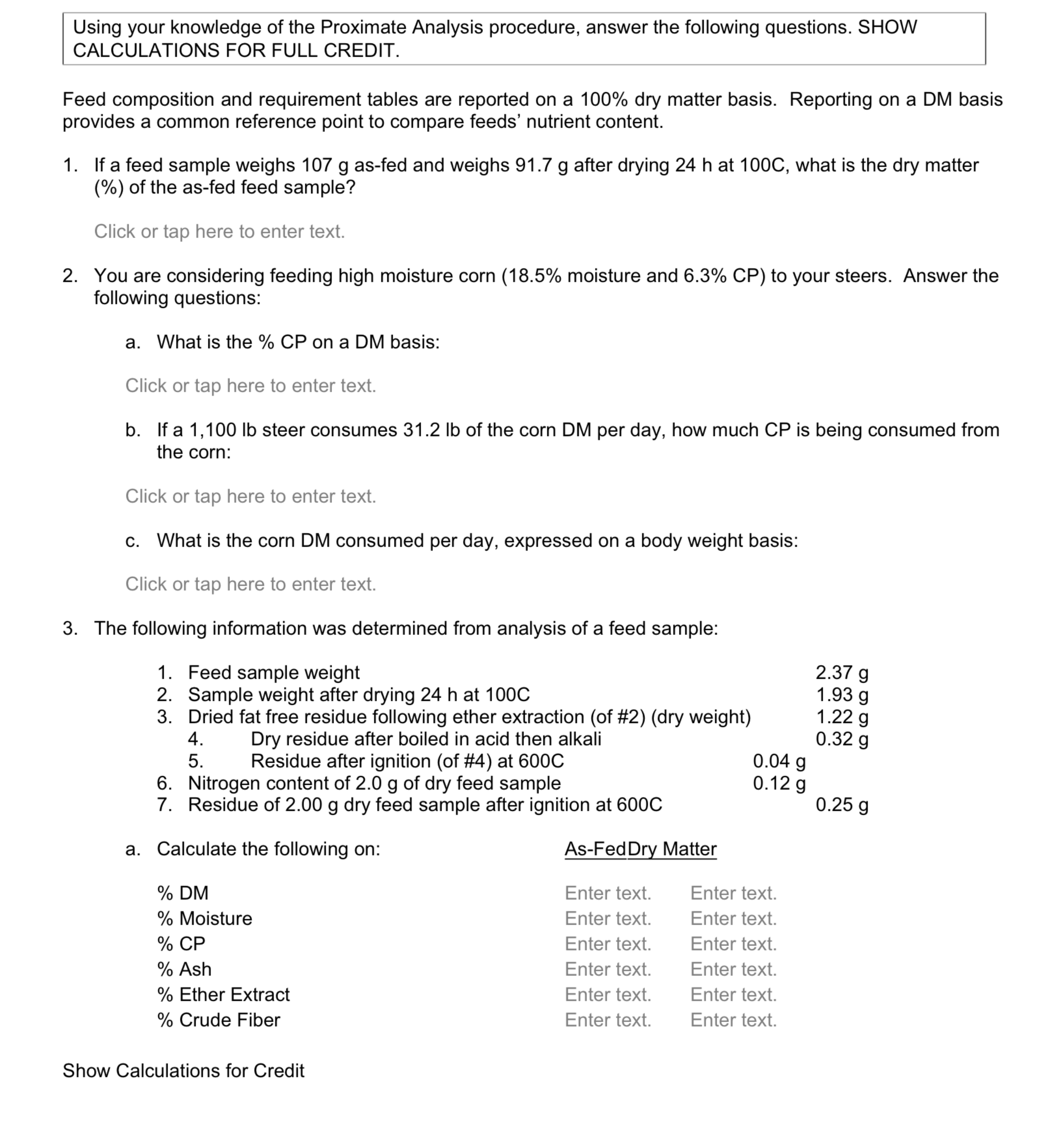 Solved Using your knowledge of the Proximate Analysis | Chegg.com