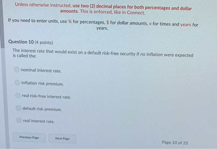Solved Unless otherwise instructed, use two (2) decimal | Chegg.com