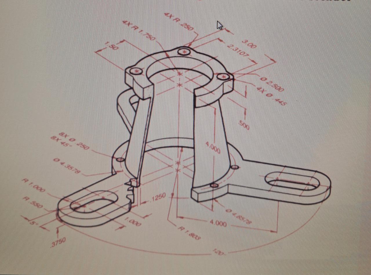 Solved Please make the following solidworks drawing, showing | Chegg.com