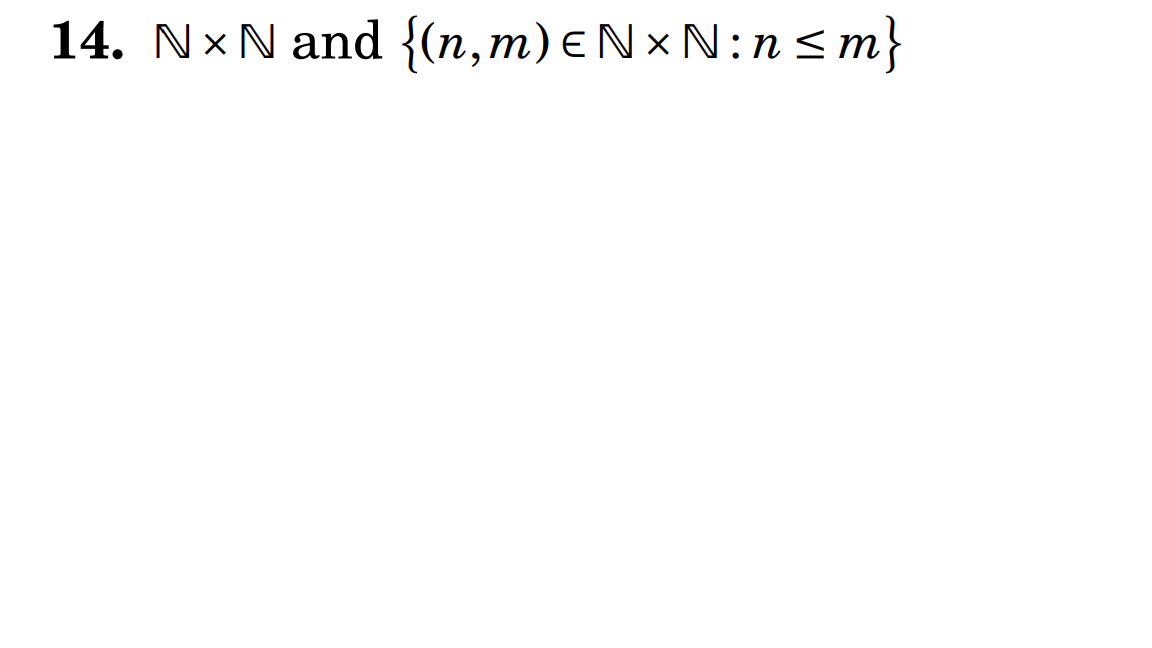 Solved Show that the two given sets have equal cardinality | Chegg.com
