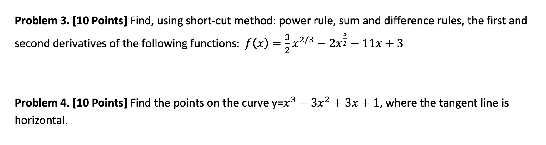 Solved Problem 3 10 Points Find Using Short Cut Method 
