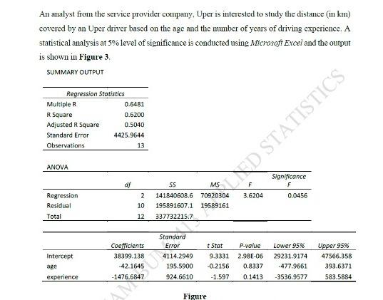 Solved i) Identify the coefficient of determination value in | Chegg.com