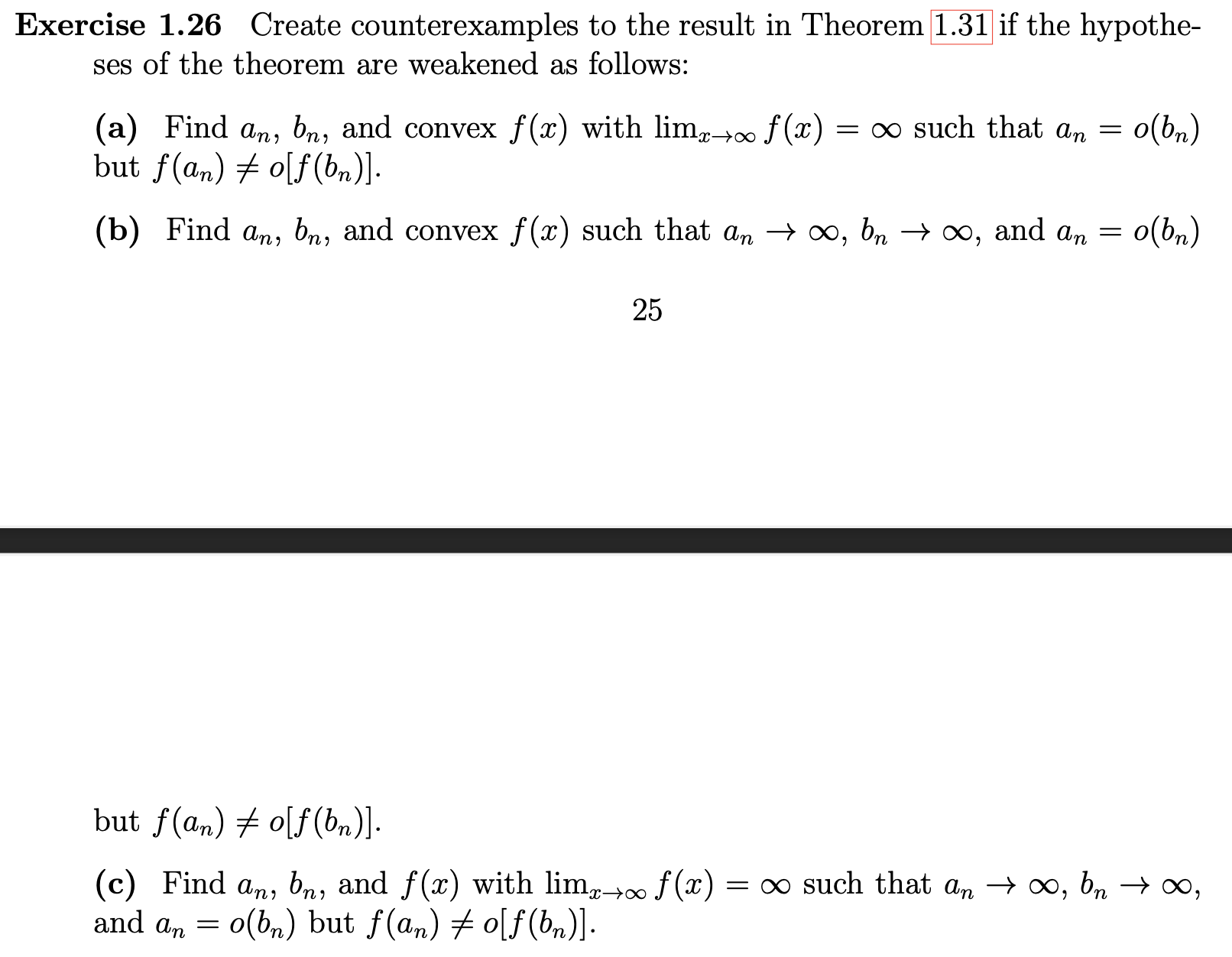 Solved Exercise 1.26 Create counterexamples to the result in | Chegg.com