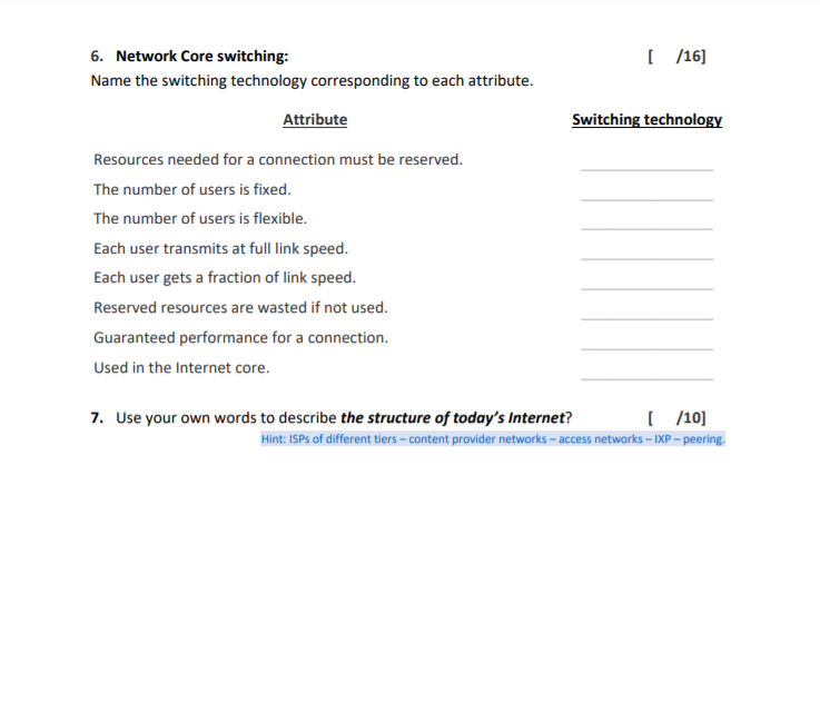 Solved CCCN 312 Computer Networks Homework Assignment #1 Due | Chegg.com