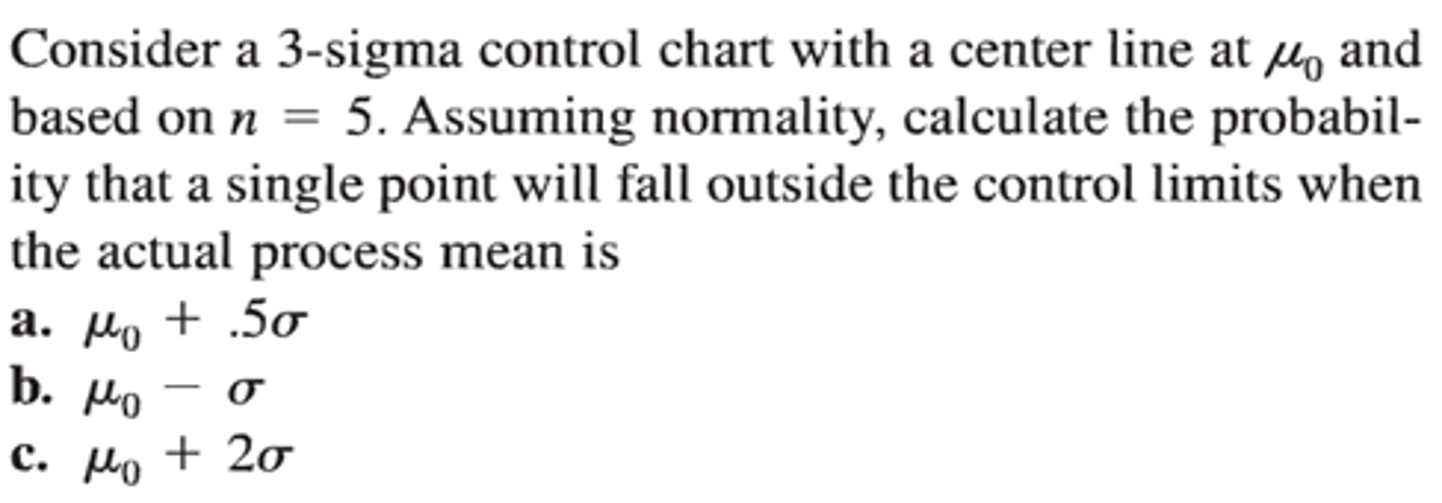 - Consider a 3-sigma control chart with a center line | Chegg.com