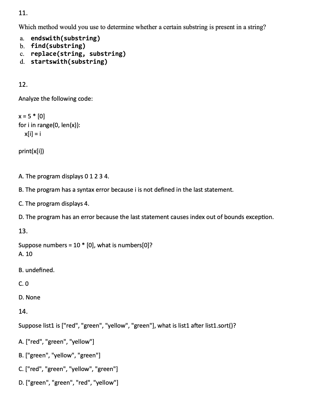 Solved Which method would you use to determine whether a | Chegg.com