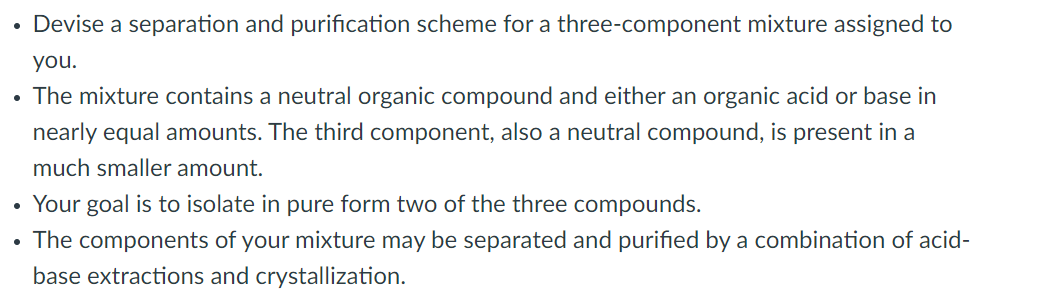 Solved - Devise a separation and purification scheme for a | Chegg.com