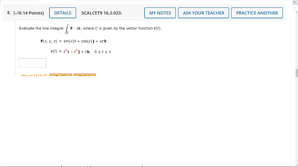 Solved Evaluate the line integral ∫CF⋅dr, where C is given | Chegg.com