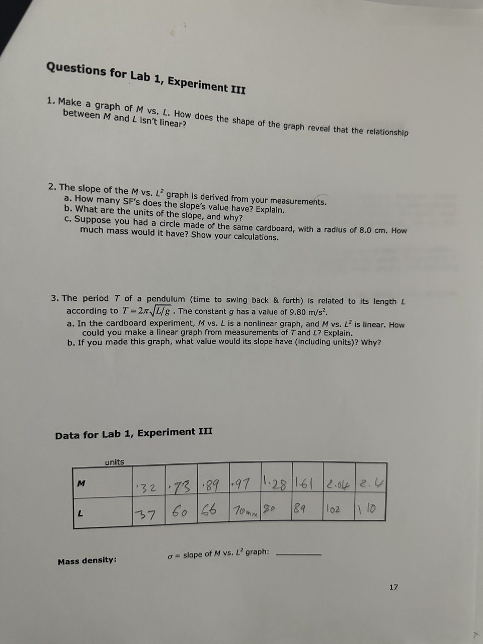 Help me answer the following lab questions plz, also | Chegg.com