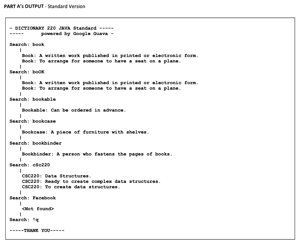 Solved The expected output is below. You must use ENUM and | Chegg.com