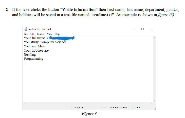 Solved Write A Python Gui Program To Design And Implement An