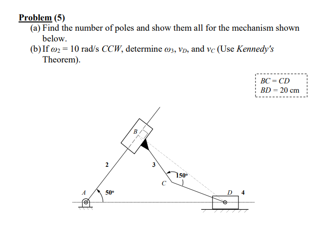 [Solved]: Problem (5) (a) Find the number of poles