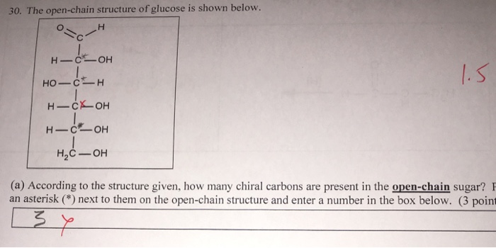 Solved The open-chain structure of glucose is shown below. | Chegg.com