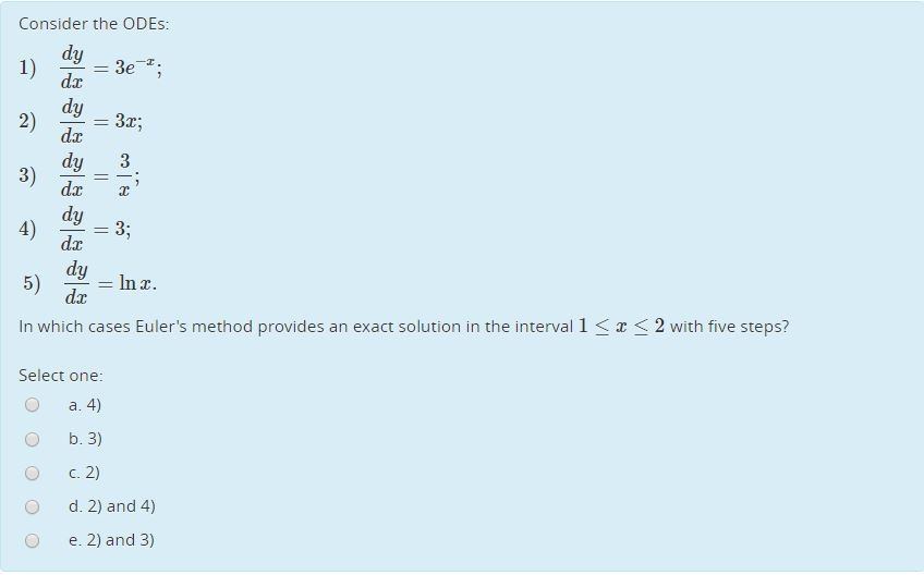 Solved Consider the ODEs dx dy 3 3) 4 Inc. dx In which cases | Chegg.com