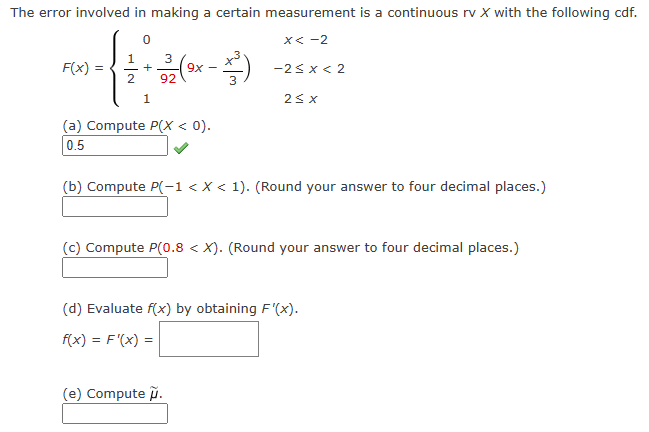 Solved error involved in making a certain measurement is a | Chegg.com