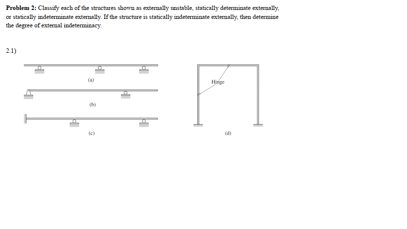 Solved Problem 2: Classify each of the structures shown as | Chegg.com