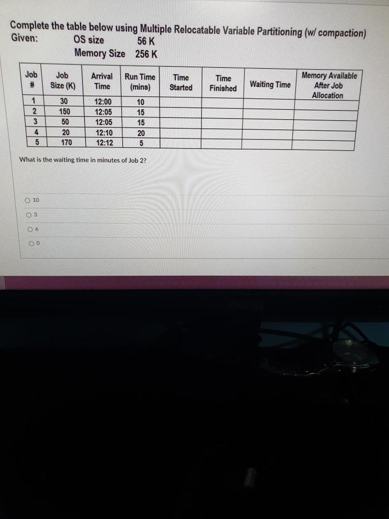 Solved Question 2 Required Complete The Table Below Using 