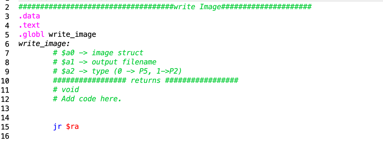 Solved 2 Reading and writing an Image (20 marks) From this | Chegg.com
