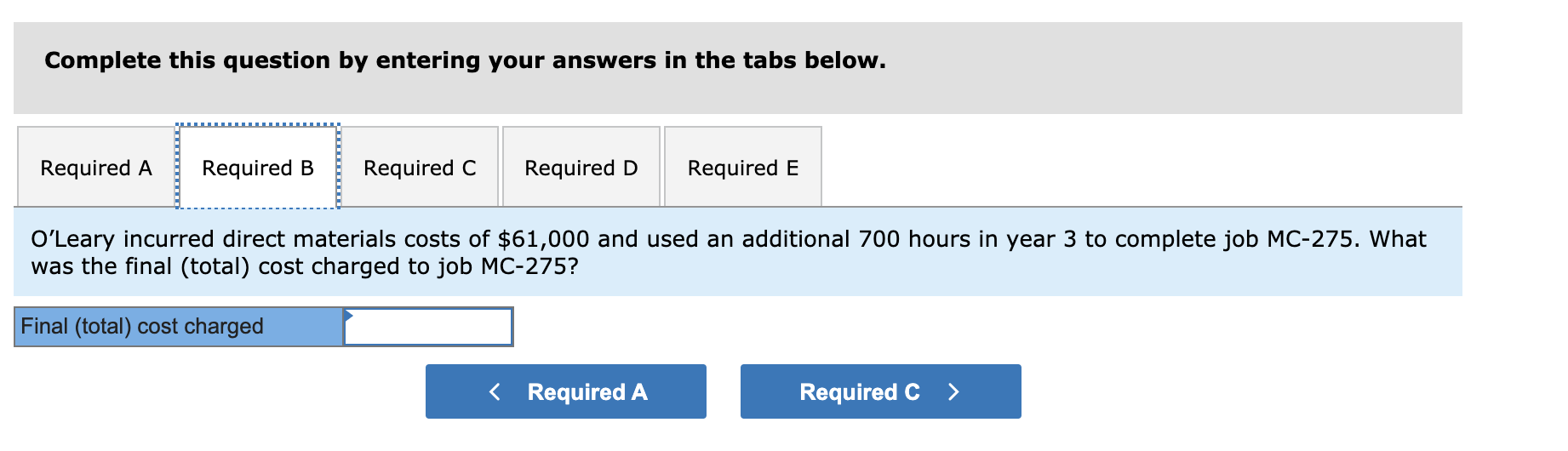 Solved Integrative Case 7-68 (Algo) Cost Estimation, | Chegg.com