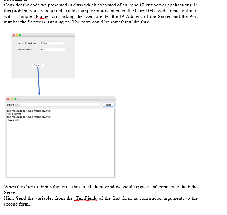 package echoserver; import java.net.*; import | Chegg.com