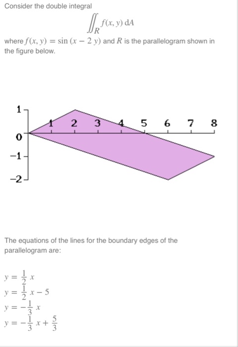 Solved Consider the double integral (x, y) dA where f(x, y | Chegg.com