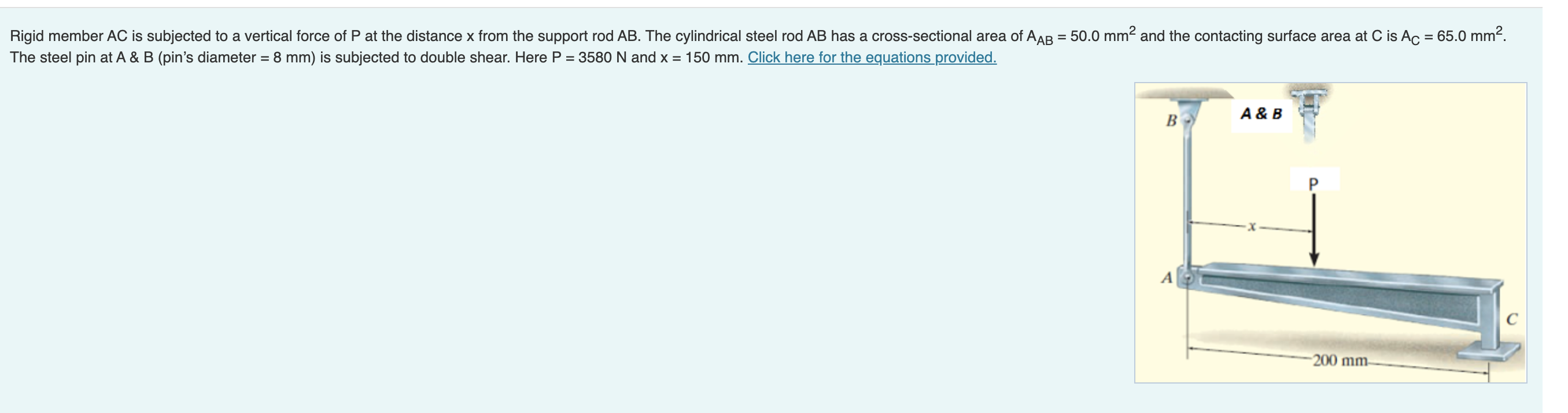 Solved 1. Whats average compressive stress at smooth support | Chegg.com