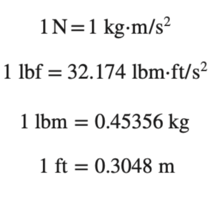 Solved If a man weighs 210 lbf on the Earth (𝑔 = 32.2 | Chegg.com