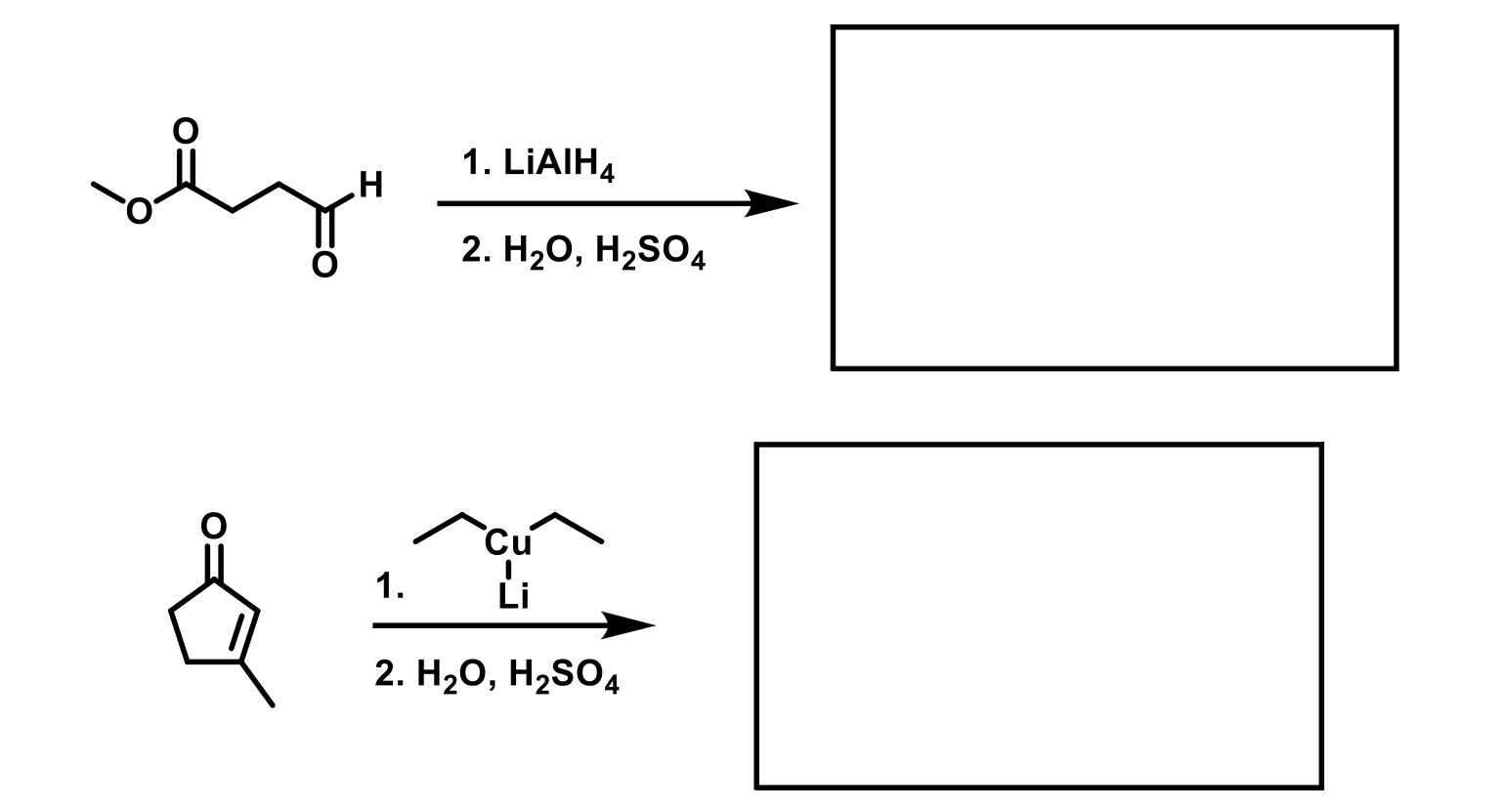 Solved 1. LiAlH 4 2. H2O,H2SO4 | Chegg.com