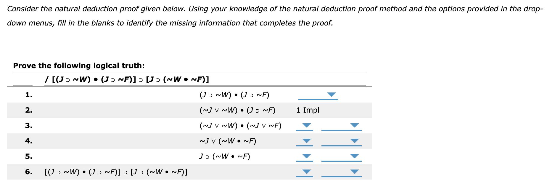 Consider the natural deduction proof given below. | Chegg.com