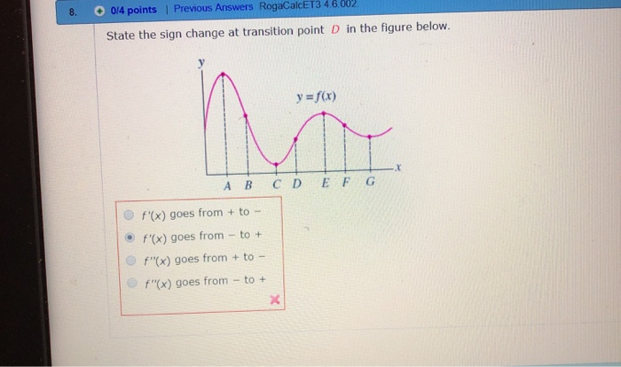 Solved 0/4 points Previous Answers RogaCalcET34.6.002 8. | Chegg.com