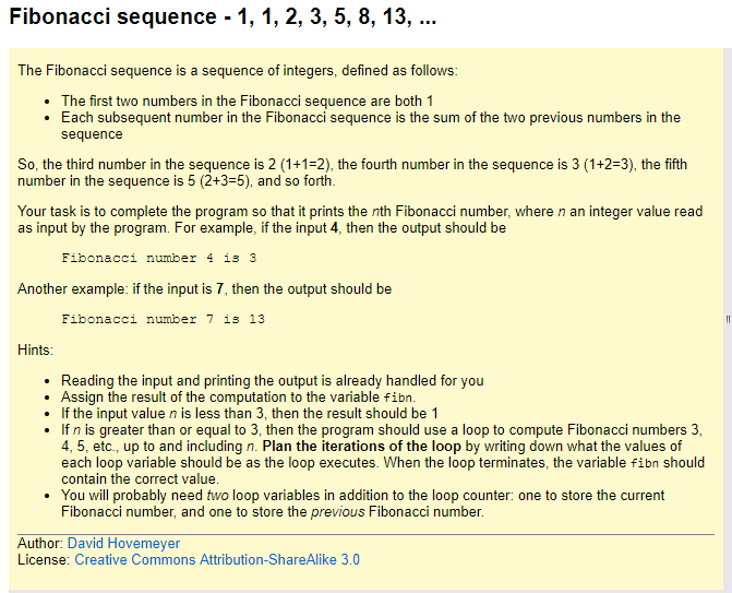 Solved Fibonacci sequence - 1, 1, 2, 3, 5, 8, 13, The | Chegg.com
