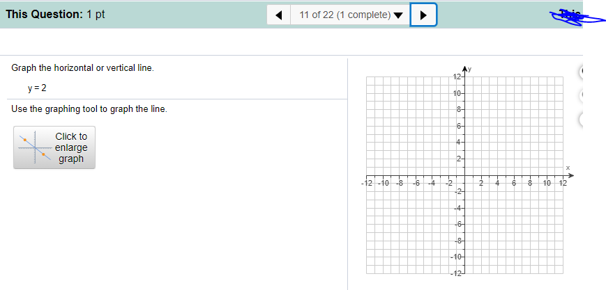 Solved This Question: 1 pt 11 of 22 (1 complete) Graph the | Chegg.com