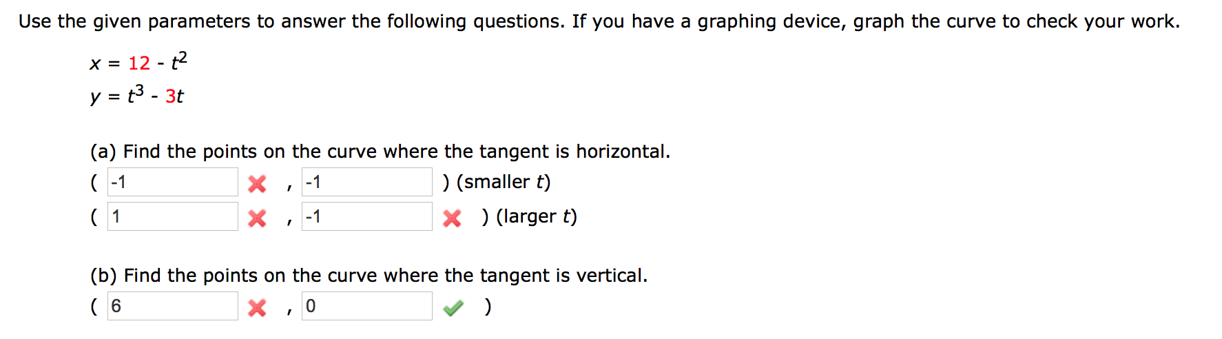Solved Use the given parameters to answer the following | Chegg.com