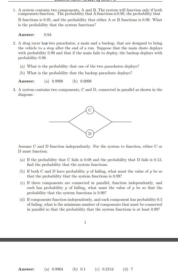 Solved 4. There are three boxes. One box contains two gold | Chegg.com
