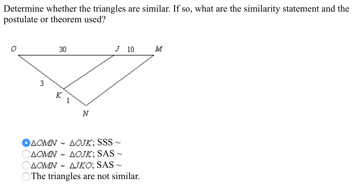 Solved Determine whether the triangles are similar. If so, | Chegg.com