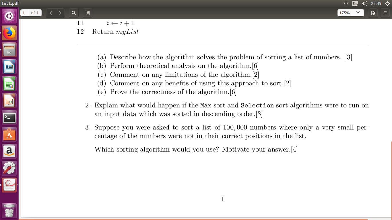Solved tut2.pdf 1 of 1 Q @ En, 0)) 23:48 157.189 v B E | Chegg.com