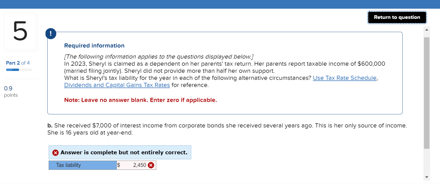 Solved !Required information[The following information | Chegg.com