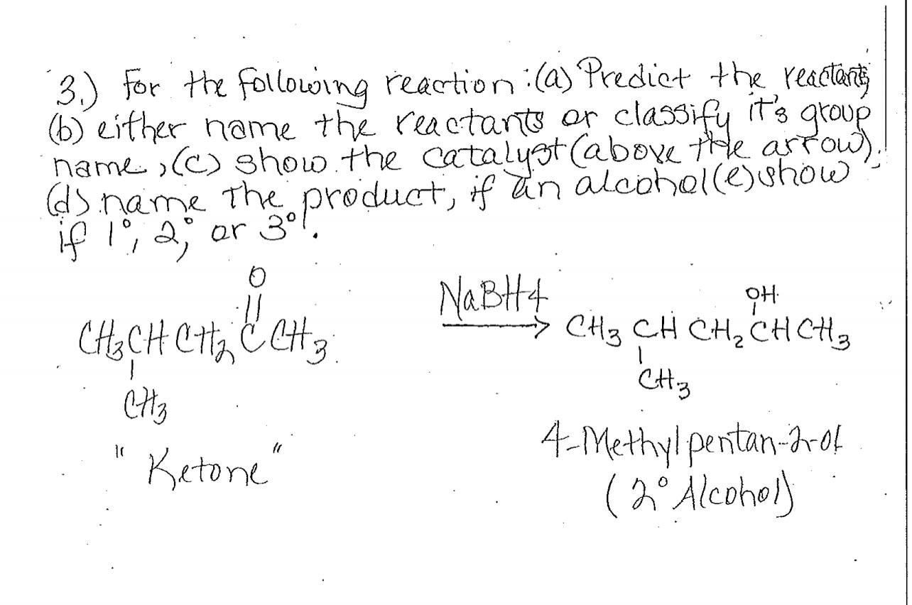 Solved so I get that u can use NaBH4 but why can’t you use | Chegg.com