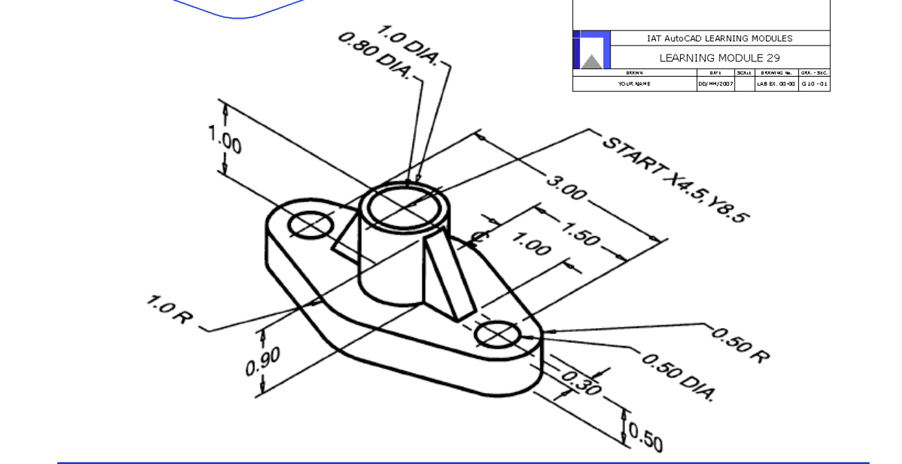 Solved Show (Front, Top, and Right) View. Label the drawing | Chegg.com