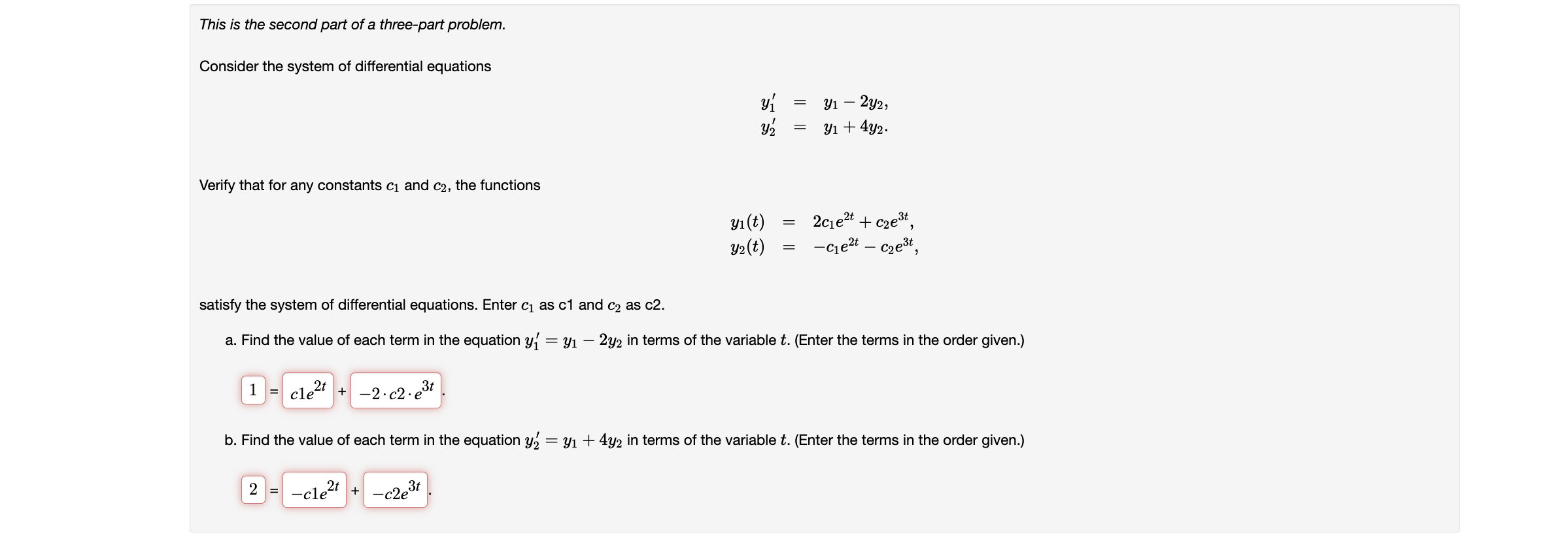 Solved This is the second part of a three-part problem. | Chegg.com