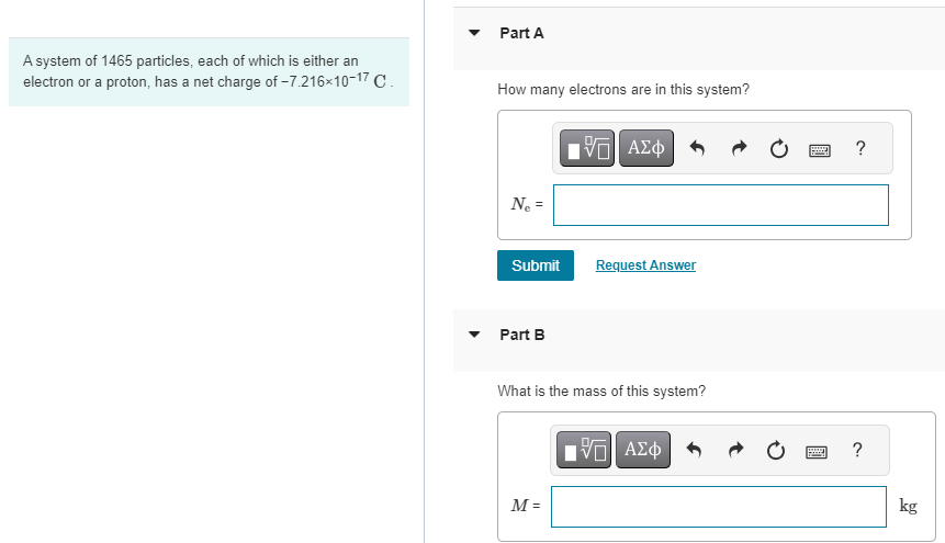 Solved A system of 1465 particles, each of which is either | Chegg.com